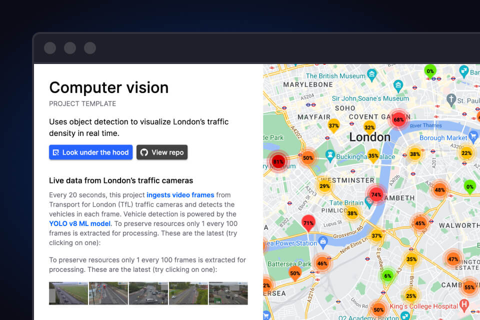 Build and deploy your own traffic monitoring app using computer vision